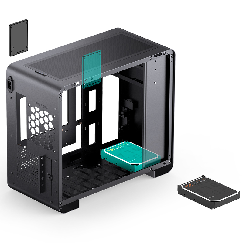 Компьютерный корпус Jonsbo U4 Mini Black - купить. цена: руб.