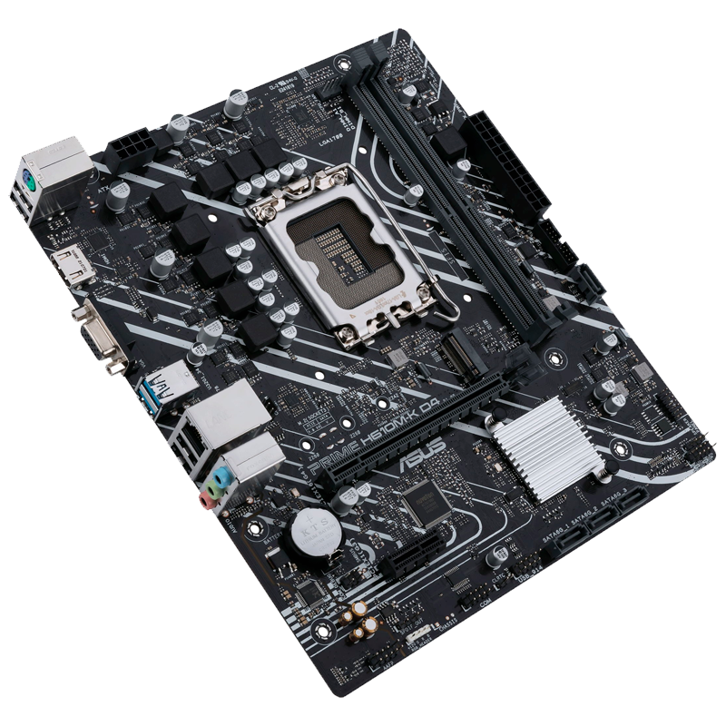 Материнская плата Socket 1700 MATX, MSI PRO H610M-E DDR4 x 2 - купить ...
